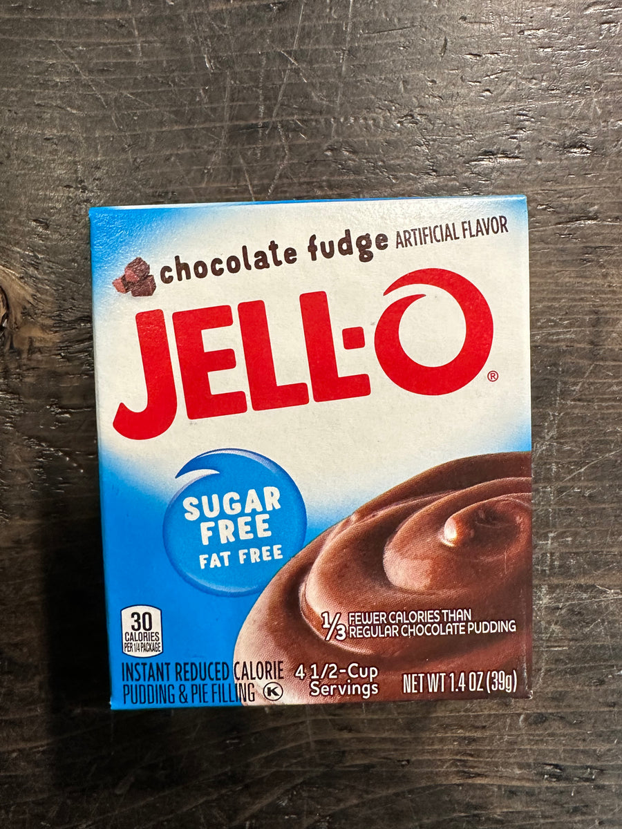 JELL-O CHOCOLATE PUDDING MIX (SUGAR FREE) – hilltopsmokeshop