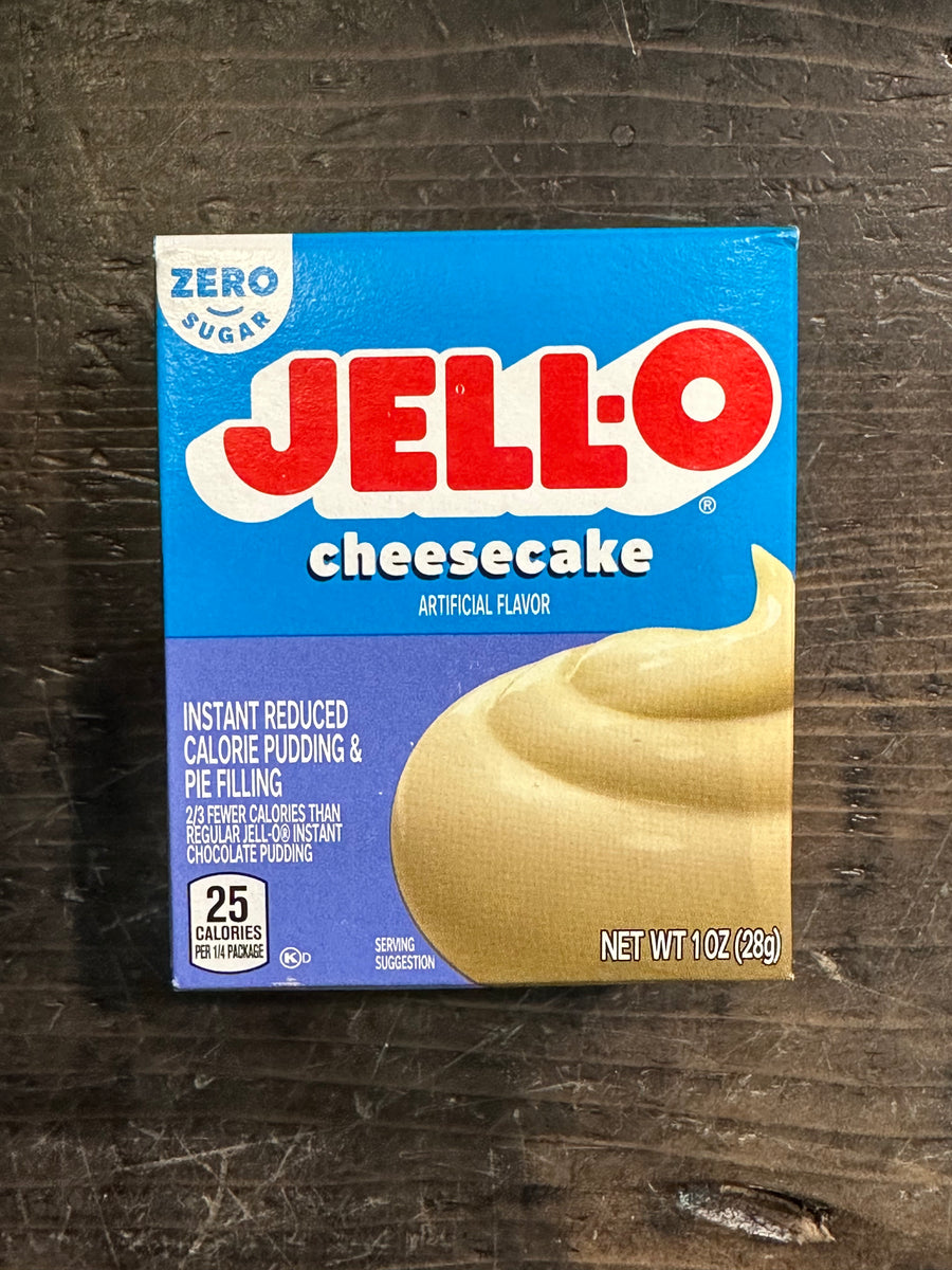 JELL-O CHEESECAKE PUDDING MIX (SUGAR FREE) – hilltopsmokeshop