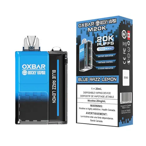 Blue Razz Lemon Oxbar 20k – hilltopsmokeshop